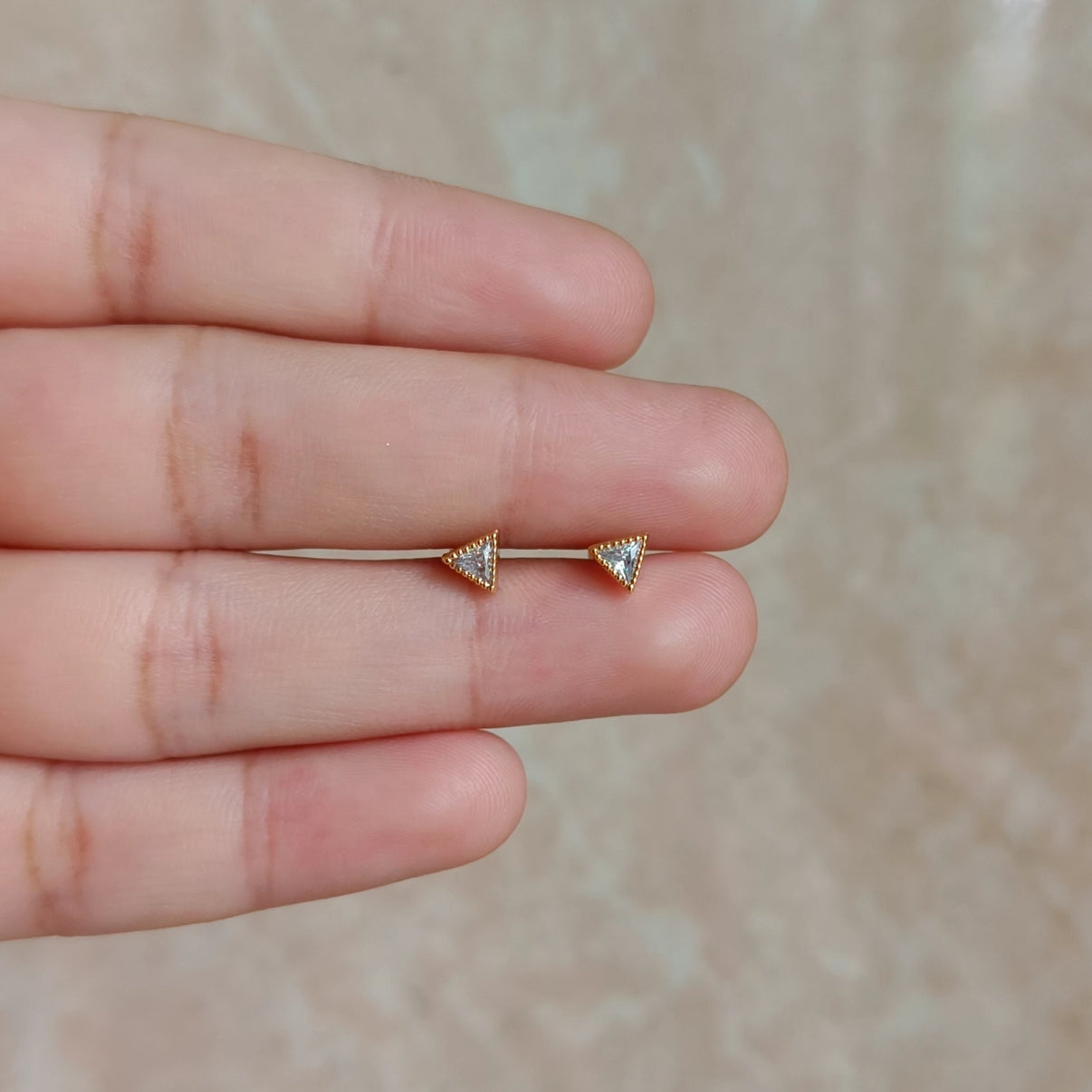 Demi studs - Pair – Serenity Jewels