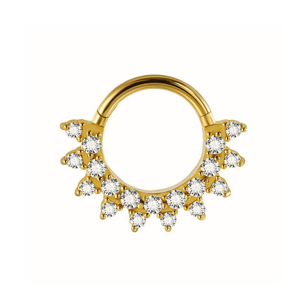 Morning Star Daith Hoop Stud - SINGLE – Serenity Jewels