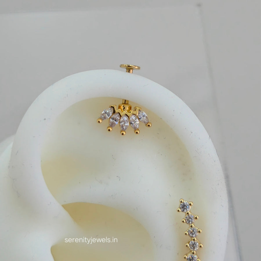 Verticle Helix/Bugadi Piercing – Serenity Jewels