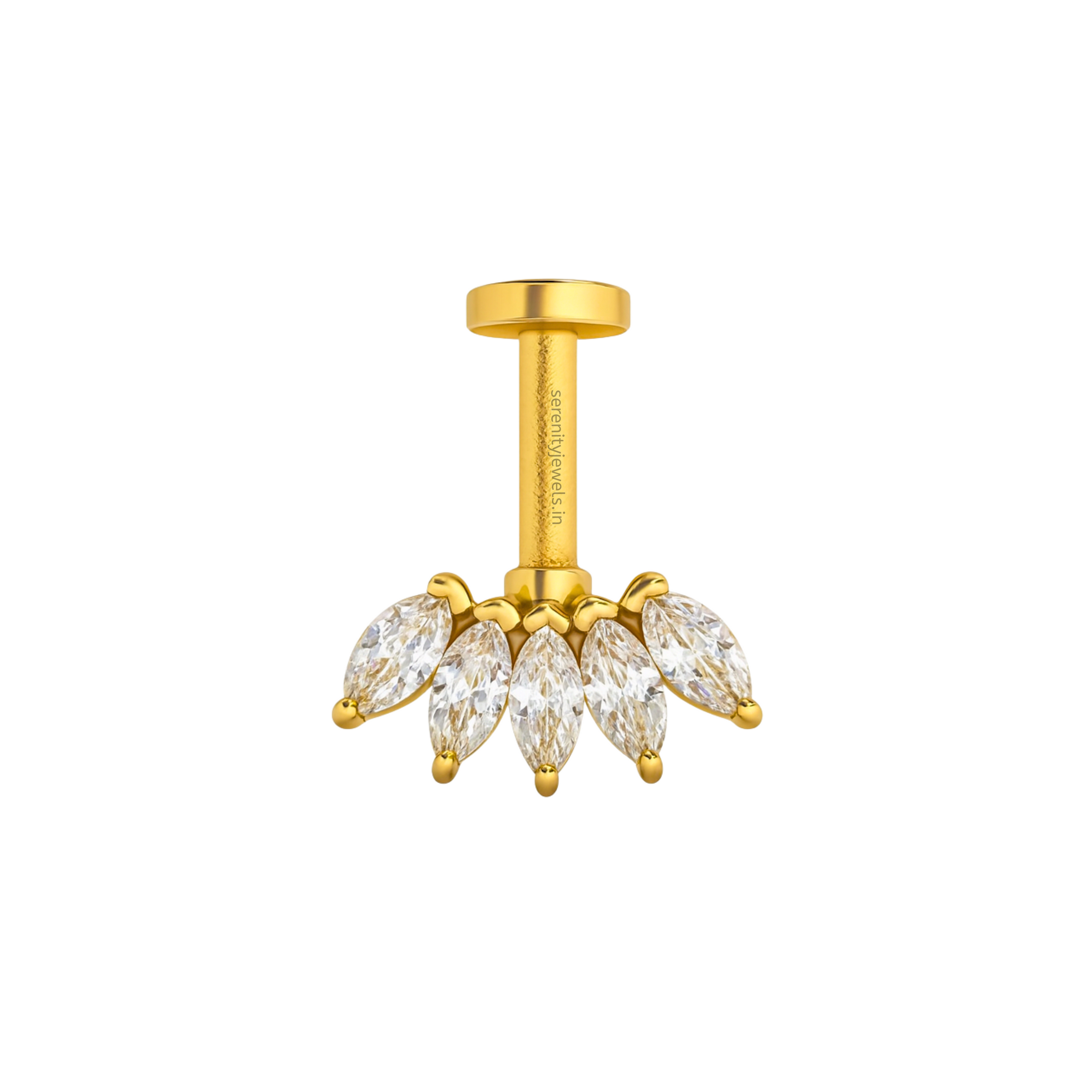 Verticle Helix/Bugadi Piercing – Serenity Jewels